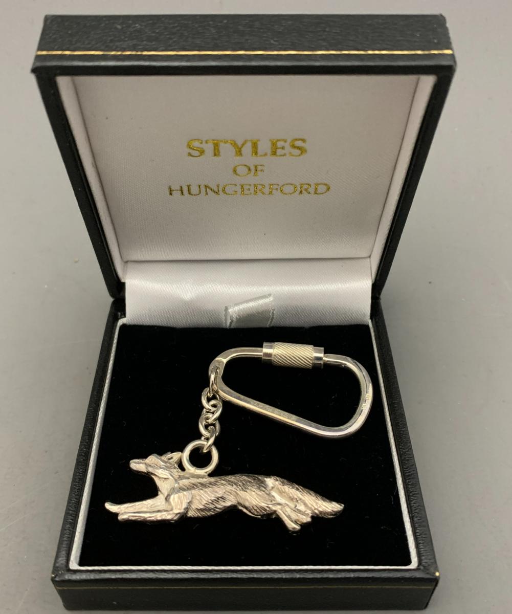 Silver FOX KEY RING - STYLES SILVER of HUNGERFORD – Styles Silver