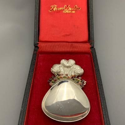 STUART DEVLIN Silver CADDY SPOON 'PRINCE of WALES' - STYLES SILVER of ...