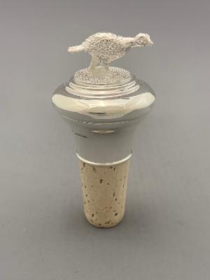 Silver BOTTLE STOPPER - GROUSE - STYLES SILVER of HNGERFORD – Styles Silver