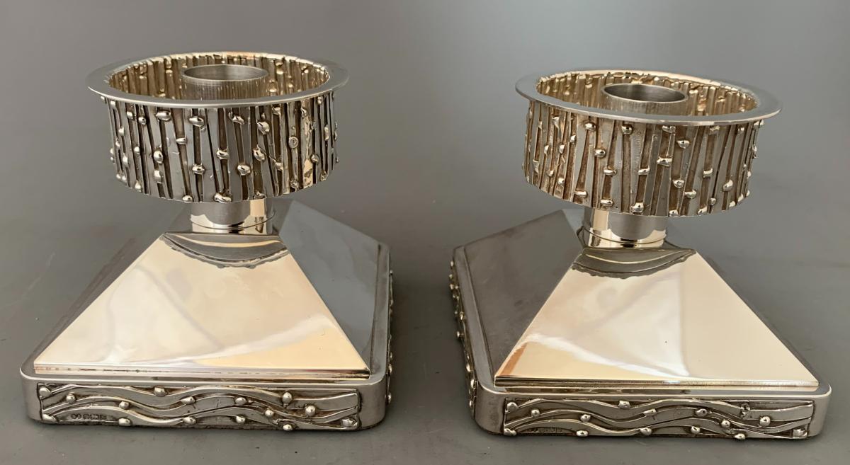 BRIAN ASQUITH Silver CANDLESTICKS – Styles Silver