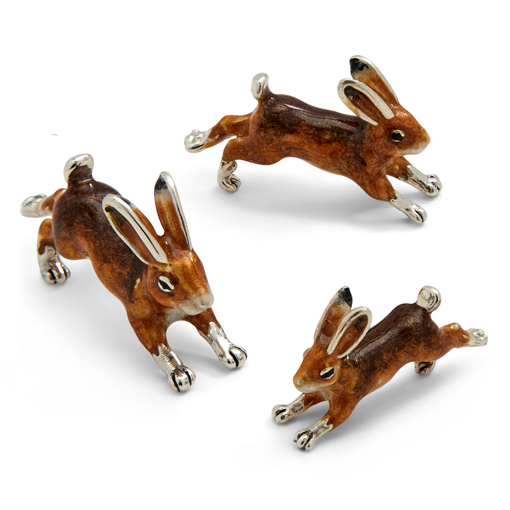 SATURNO Silver and Enamel HARE - STYLES SILVER HUNGERFORD – Styles Silver