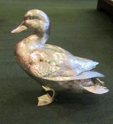 Silver DUCK - LIFE SIZE - STYLES SILVER of HUNGERFORD – Styles Silver