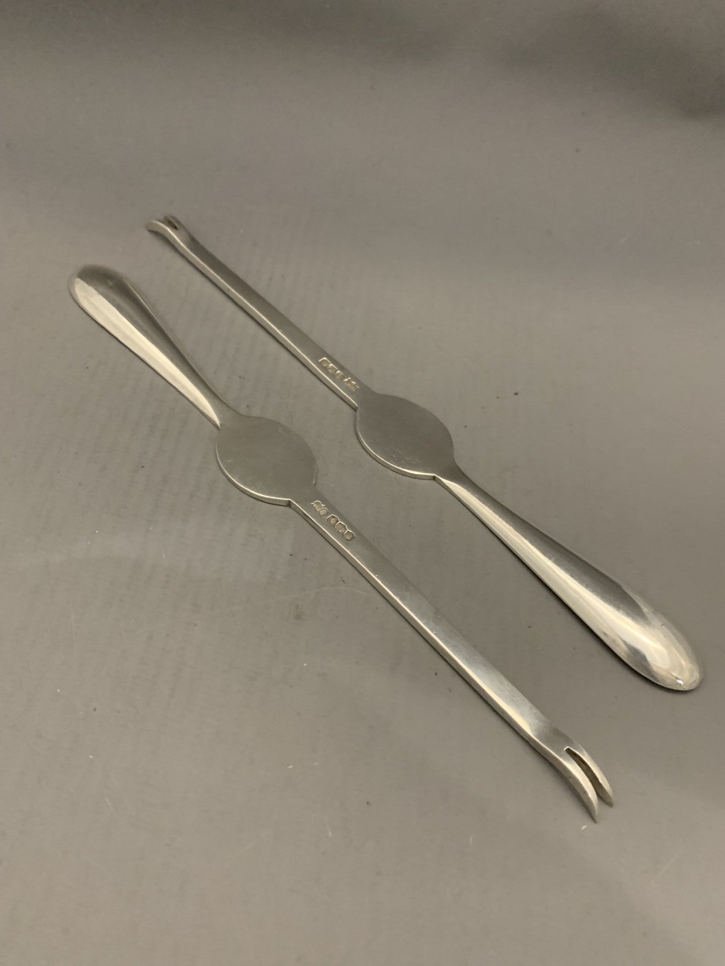 Pair Silver Lobster Picks - STYLES SILVER of HUNGERFORD – Styles Silver