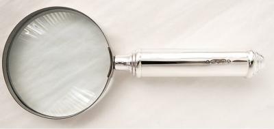 Silver MAGNIFYING GLASS -STYLES SILVER of HUNGERFORD – Styles Silver