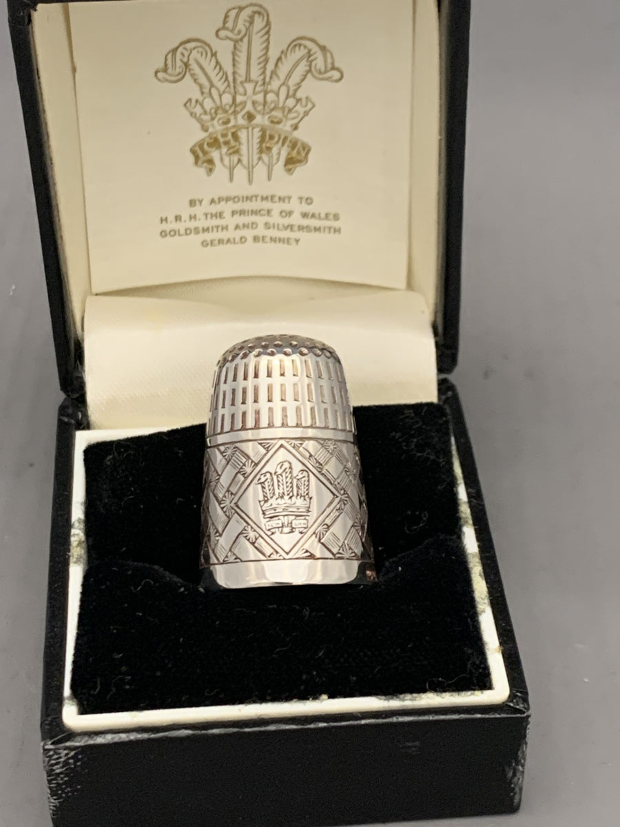 Gerald Benney Silver THIMBLE - STYLES SILVER of HUNGERFORD – Styles Silver
