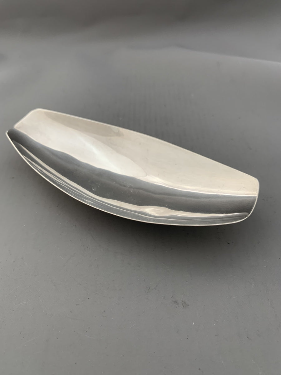 GEOFFREY BELLAMY Silver 'ROCKER' DISH - STYLES SILVER of HUNGERFORD ...