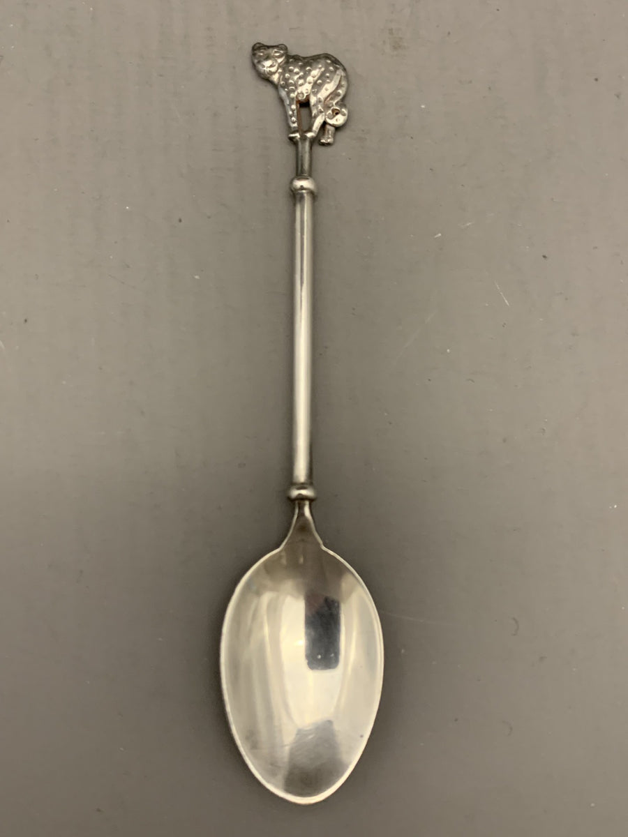 PATRICK MAVROS Silver SPOON - LEOPARD - STYLES SILVER of HUNGERFORD ...