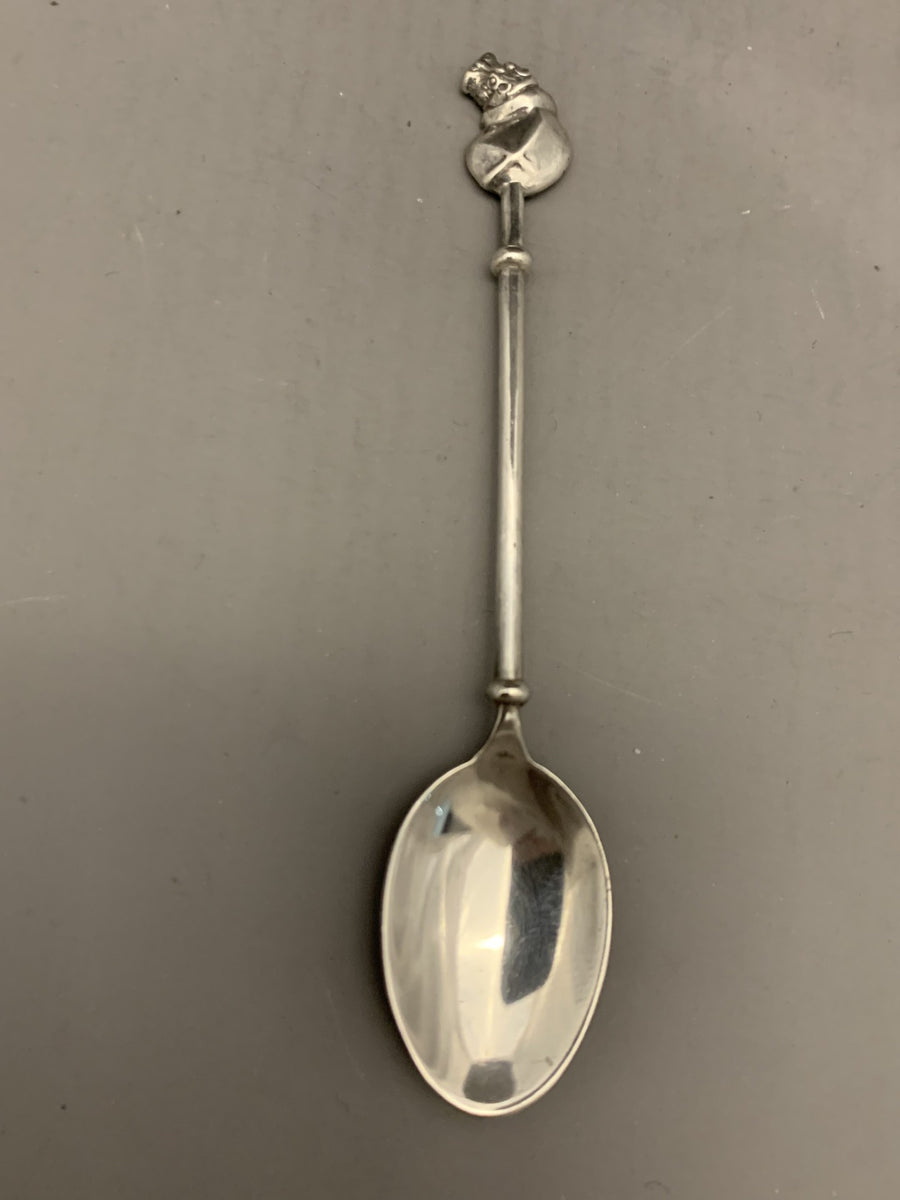 PATRICK MAVROS Silver SPOON - HIPPO - BLACK RHINO HEAD UP - STYLES ...
