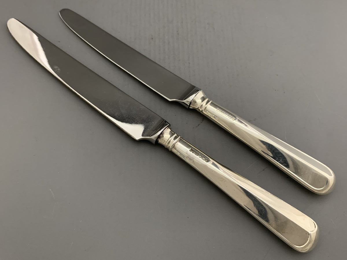 Silver Handled KNIVES - RATTAIL - STYLES SILVER of HUNGERFORD – Styles ...