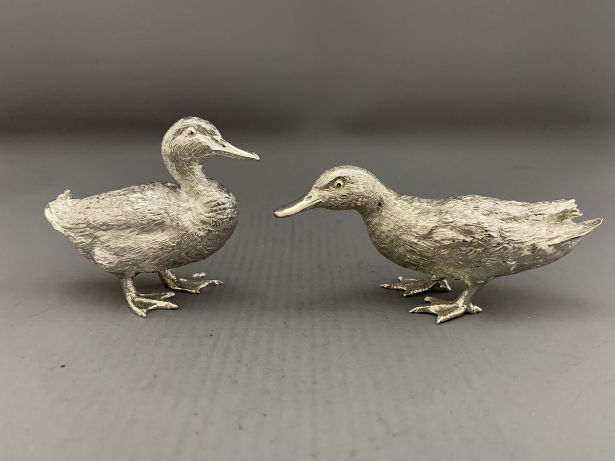 Silver DUCKS - PAIR - STYLES SILVER of HUNGERFORD – Styles Silver