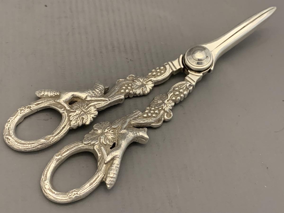 Silver GRAPE SCISSORS - STYLES SILVER of HUNGERFORD – Styles Silver