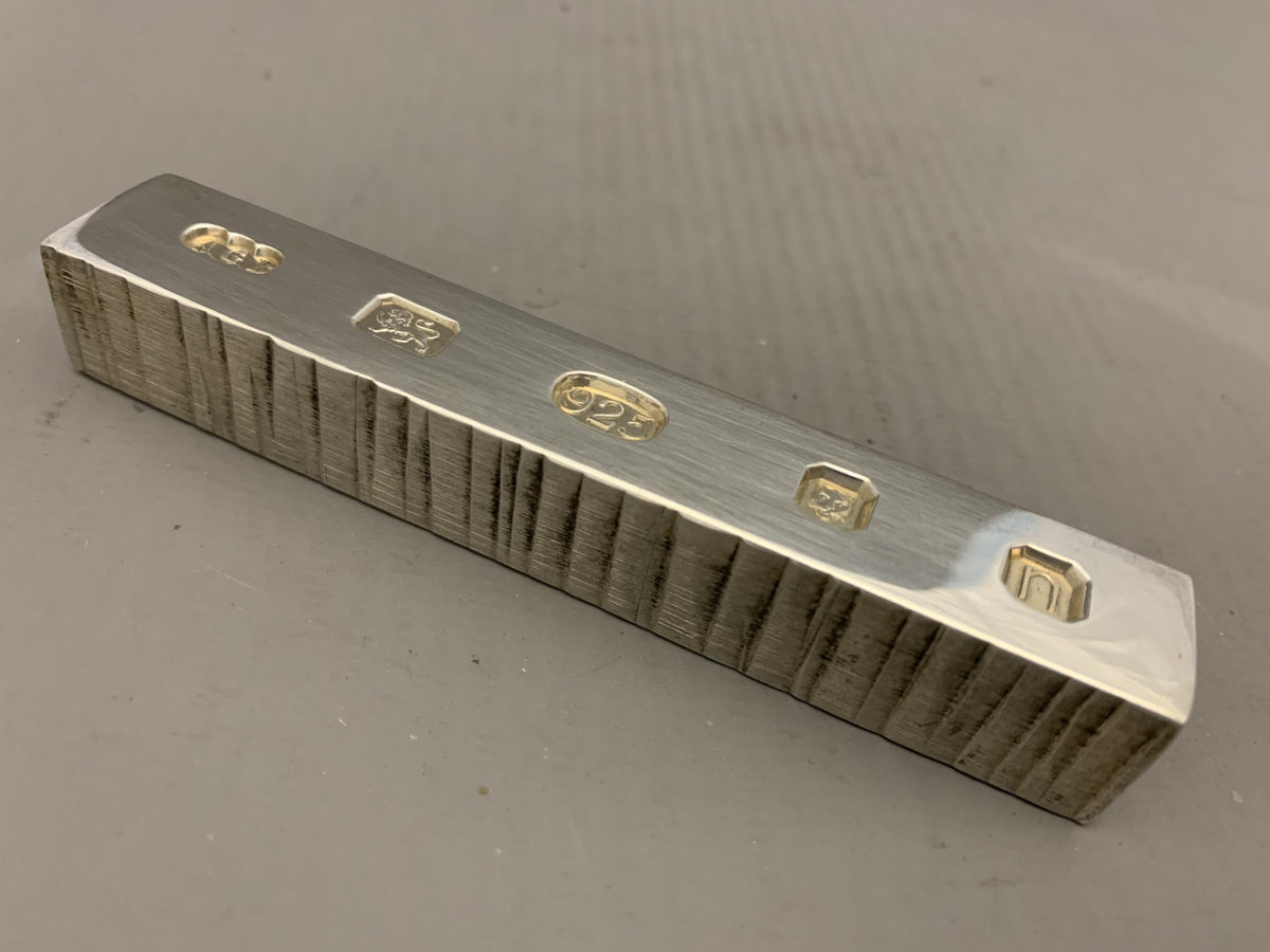 GERALD BENNEY Silver INGOT PAPERWEIGHT - STYLES SILVER of HUNGERFORD ...