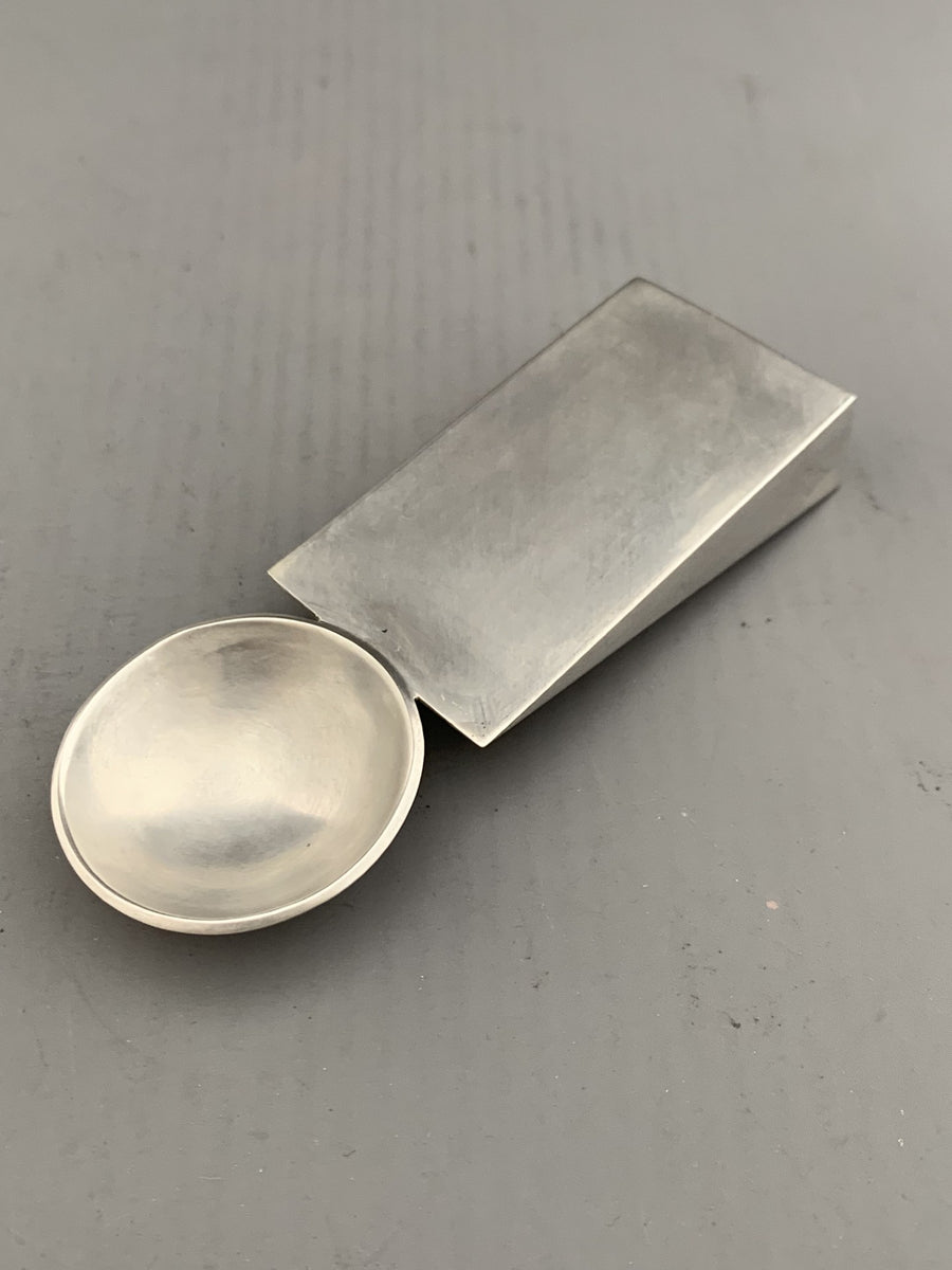 RICHARD COLLETT Silver CADDY SPOON - STYLES SILVER of HUNGERFORD ...